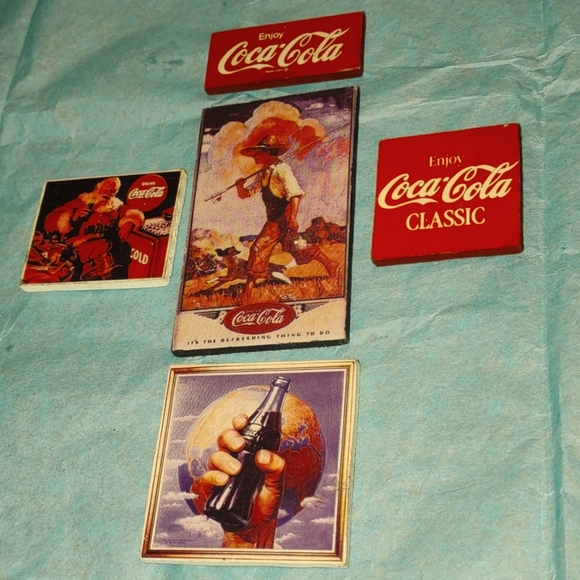 Vintage | Other | 5piece Vintage Cocacola Magnet Set | Poshmark